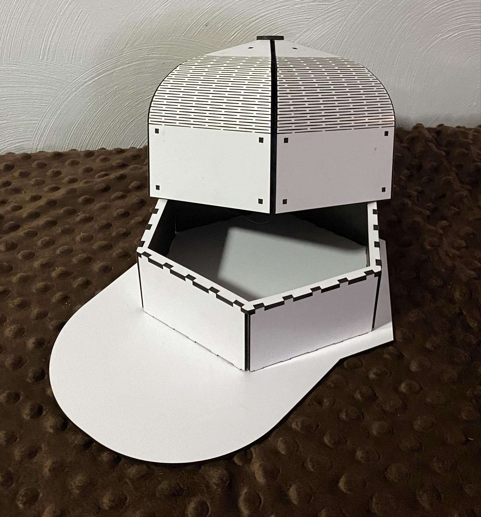 mdf hat box – Live Edge Laser Cuts & More