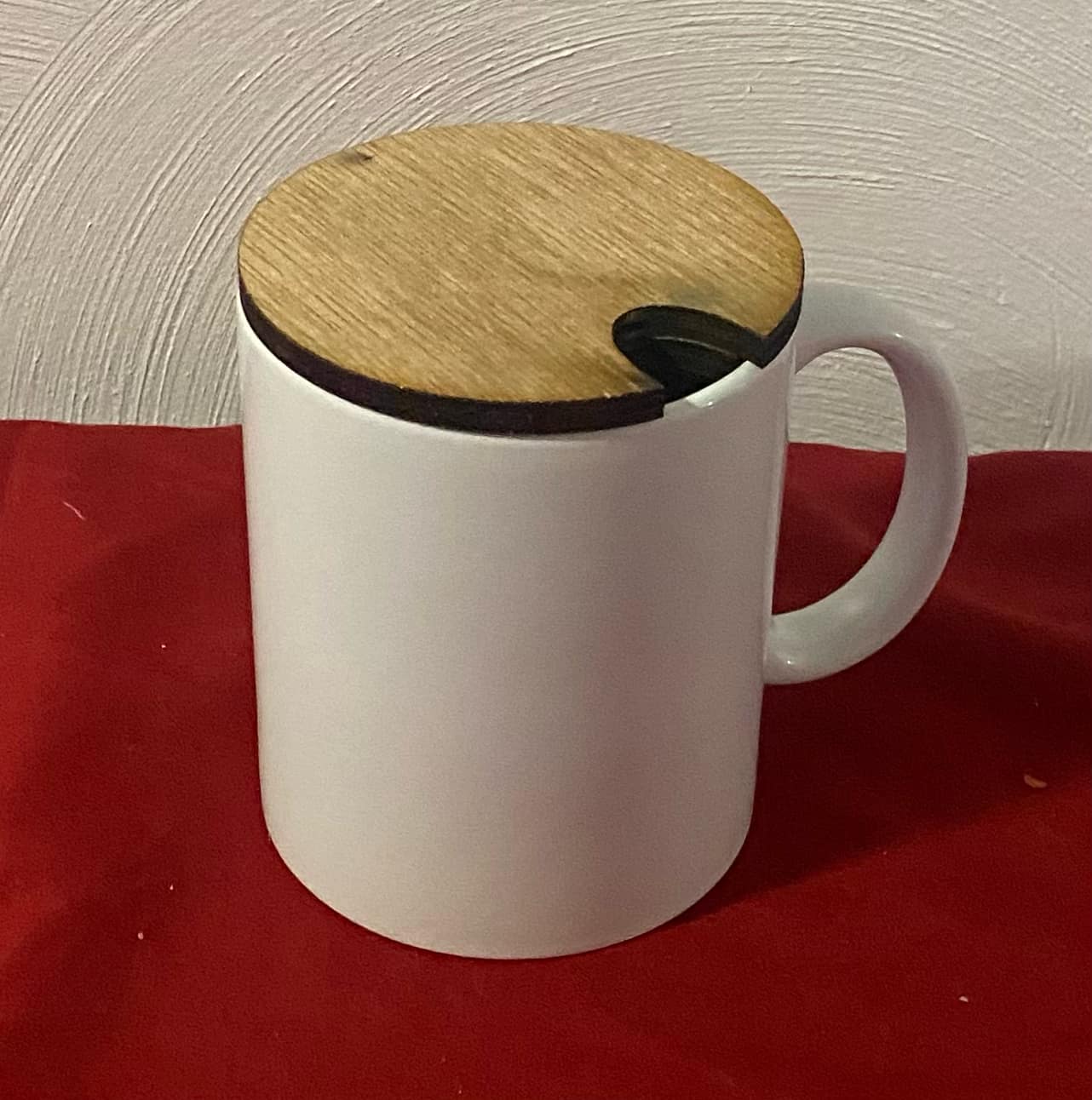 11oz ceramic sub mug with bamboo lid – Live Edge Laser Cuts & More