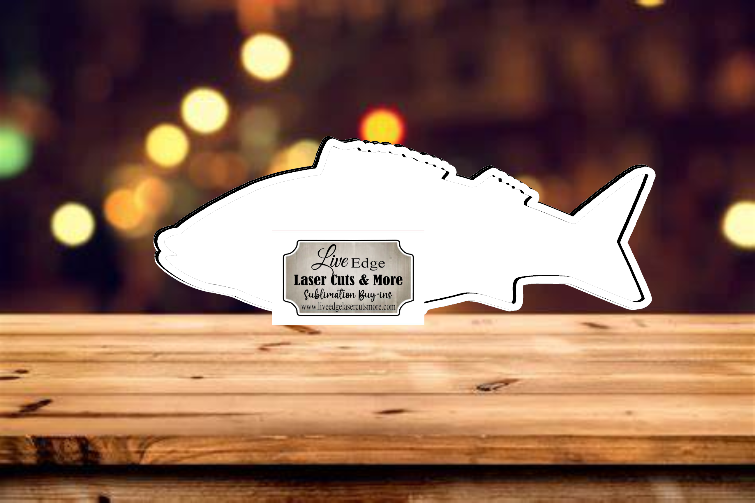 fish photo frame – Live Edge Laser Cuts & More