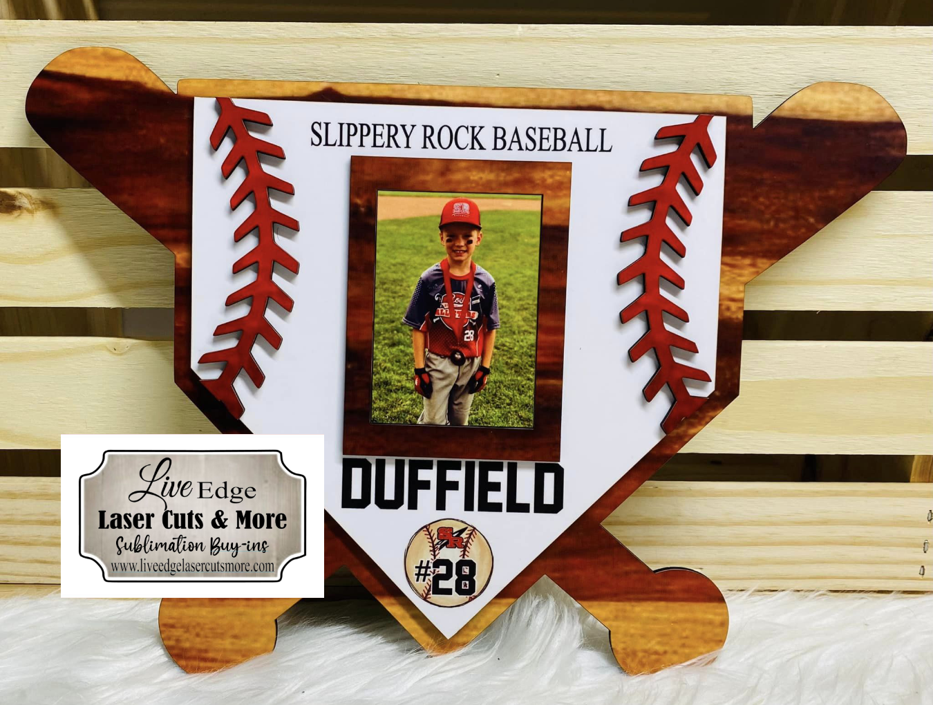 baseball plaque DESIGN – Live Edge Laser Cuts & More