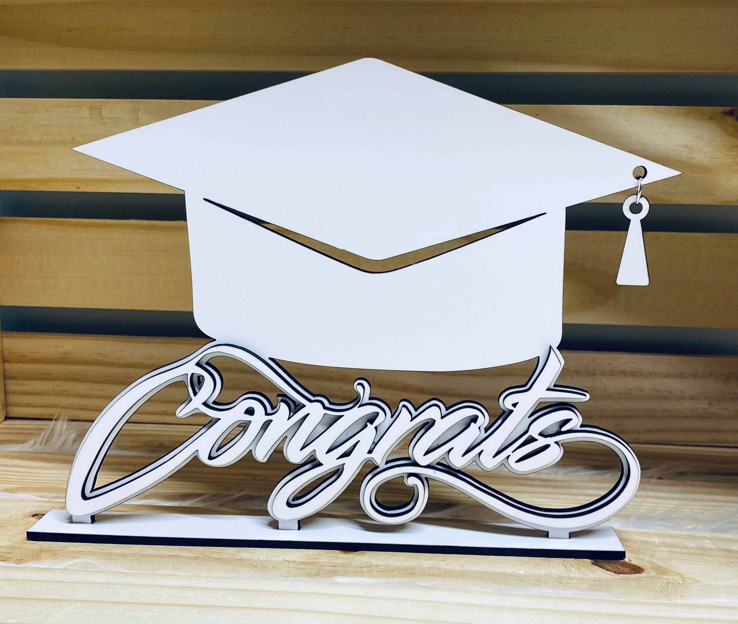 congrats cap frame – Live Edge Laser Cuts & More