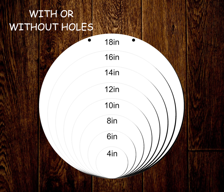 rounds – Live Edge Laser Cuts & More