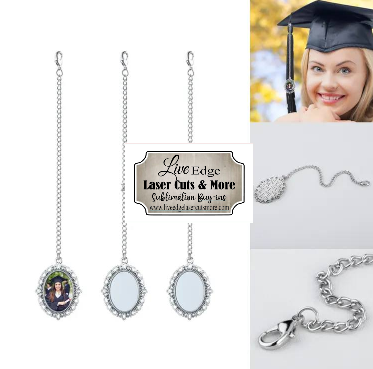 grad cap charm – Live Edge Laser Cuts & More